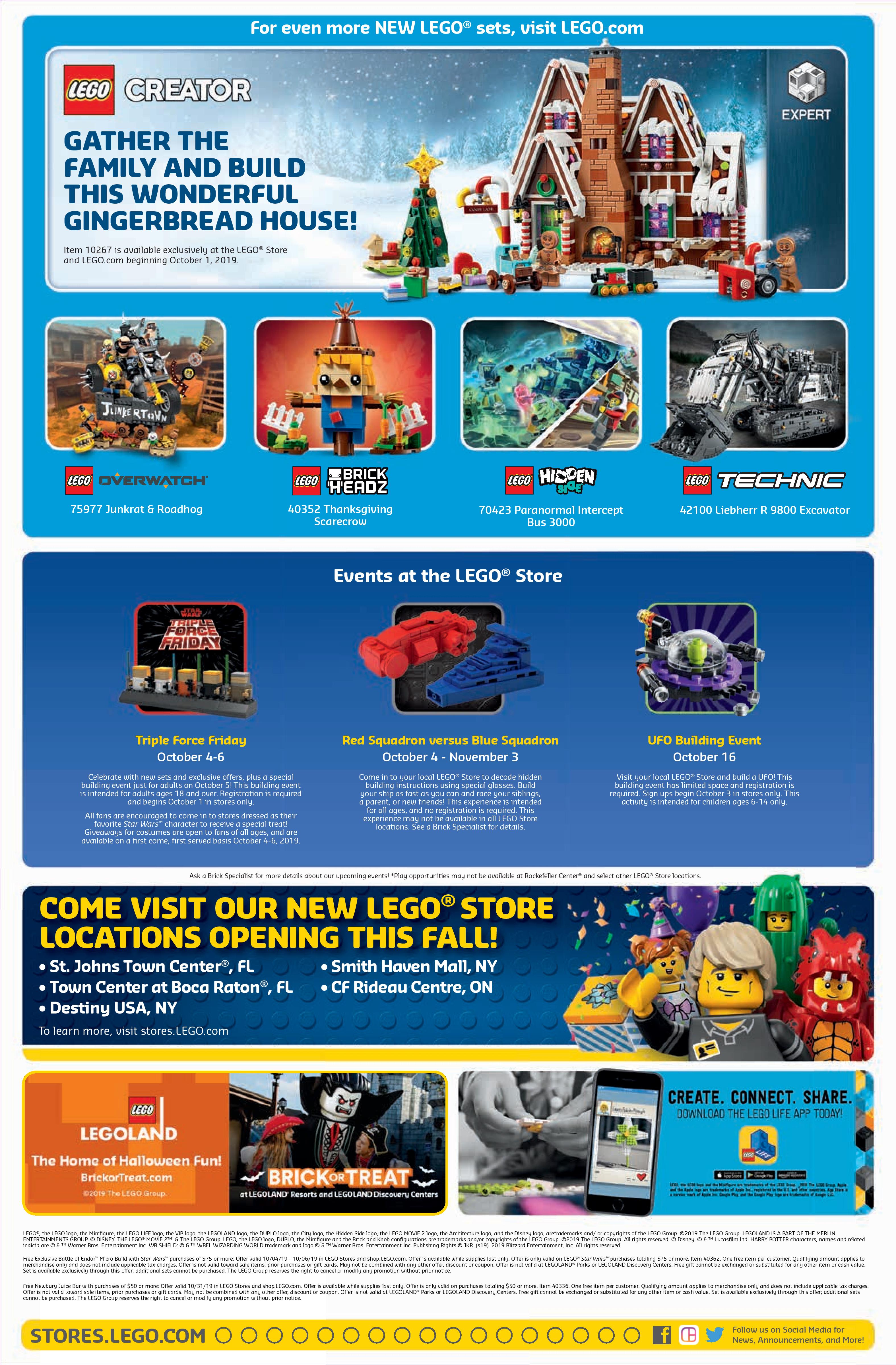 Lego Store Calendar November 2021 Lego Store Calendar November 2021